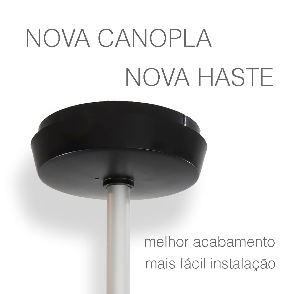 Ventilador de teto SPIRIT Neevo 3 Preto Repelente Controle Remoto - My ...